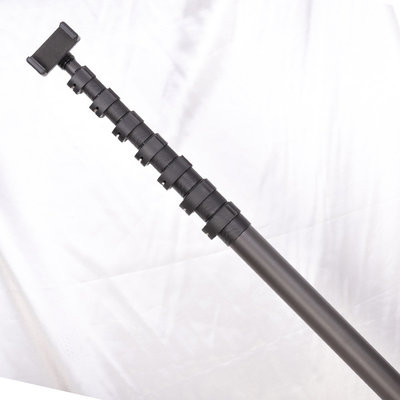 Custom 25 Foot Telescopic Fibreglass Pole With Tripod For Photography / Extremely Light And Rigid