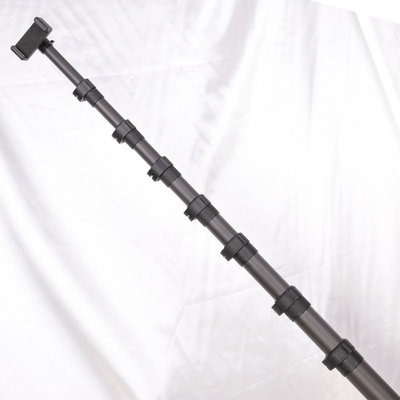 Lighter And Stronger Telescoping Tripod Pole Black Surface With 100% Carbon Fiber Materials