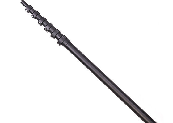 Wear Resistance Carbon Fiber Camera Pole With Stand / Skypole ISO9001 Standard