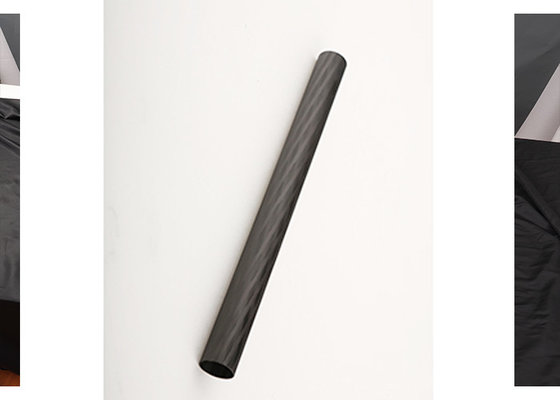 Glossy Surface Carbon Fiber Tube With High Pressure Resistance