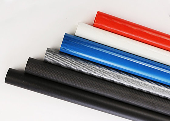Small Fiberglass Antenna Mast Poles , Flag Collapsible Fiberglass Pole