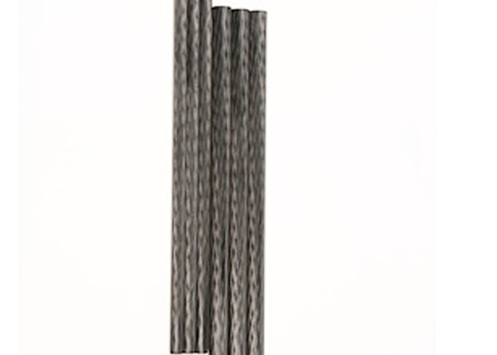 Eco Friendly Telescopic Fiberglass Pole / Telescopic Fibreglass Mast 15.43m