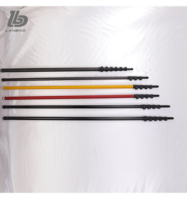 30ft Fiberglass Telescoping Poles / Load 5kg Telescopic Antenna Mast Portable