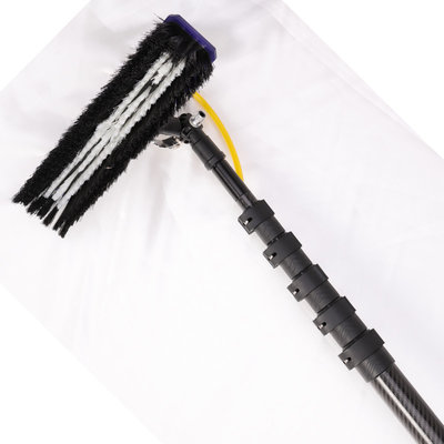 Polish Woven Roll Wrapped Carbon Fibre Window Cleaning Poles