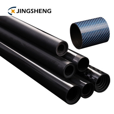25mm 38mm 1500mm 3k Gloss Carbon Fiber Tube