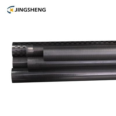 100mm Od 45 Degree ISO Hollow Carbon Fiber Rod