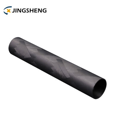 ODM 3k Carbon Fiber Round Tube With Twill Plain Woven Weave