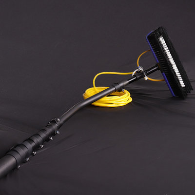 ISO9001 12m Carbon Fiber Extension Pole With Clamps