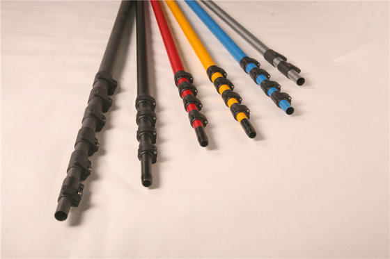 100% High Modulus Carbon Fiber Telescoping Pole For Solar Panel Cleaning