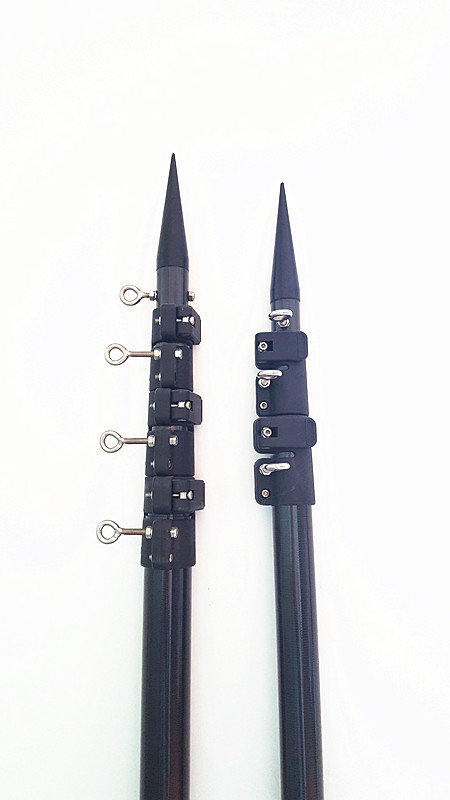 22 Foot Telescopic Carbon Fiber Outrigger Poles Anti - Uv With Corrision Resistance