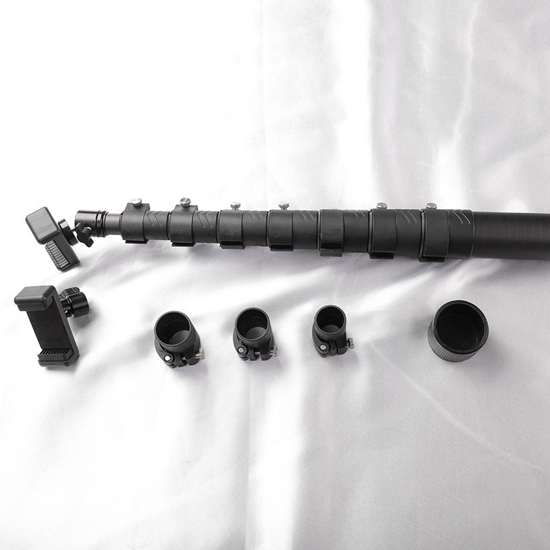 robust 30FT high carbon fiber telescopic mast with stand for camera / video / photography