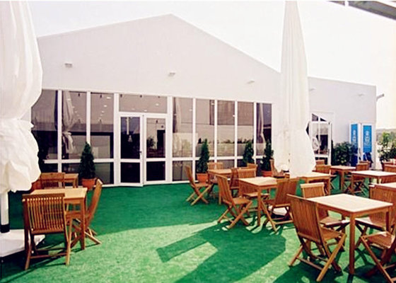Aluminum Tent Sport Event Tents PVC Fabric  Glass Wall Glass Door Tent
