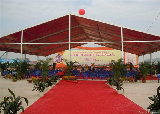 Waterproof Large Party Event Tents For Outdoor Weddings With Roof Lining Decoration
