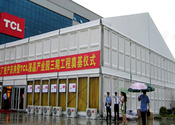 15x6m Outdoor Warehouse Tents , Temporary Boat Storage Shelters Aluminum Frame