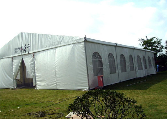 500 People Outdoor Event Tent , Garden Party Shelter PVC Fabric Sidewall