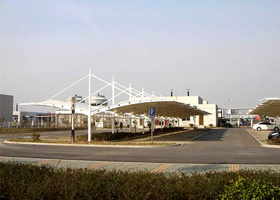 Double Side Tensile Car Parking Structure Fabric Tent For Outdoor Park
