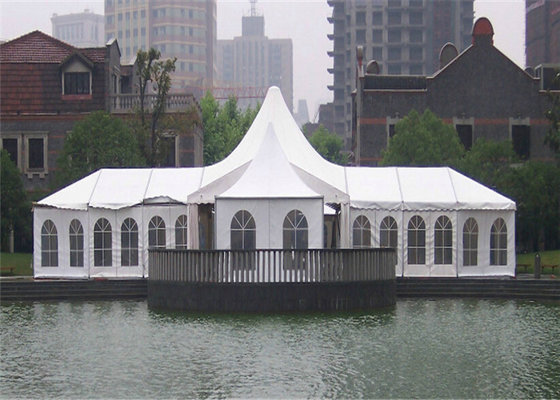 Fireproof Pagoda High Peak Frame Tent  , Sports Shelter Tent For Outdoor Events