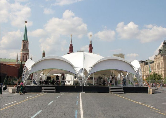Steel Structure Tensile Truss Arch Tents With Guarantee 10 Years Popular In Russain