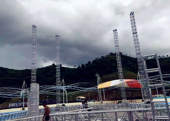 PVDF Colorful Swimming Pool Tents Membrane Structure for Amusement Park