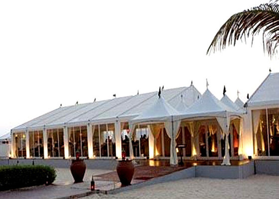 Beautiful Luxury White Marquee Tents Decorations With White Chairs Tables