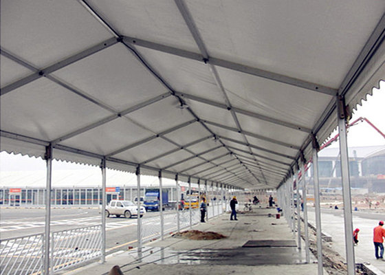 Pass Way Stretch Marquee Tents , Temporary Shade Structures Aluminum Frame