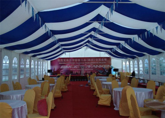 Temporary Double Decker Tents Fabric Storage Shelter Room With White Roof Cover