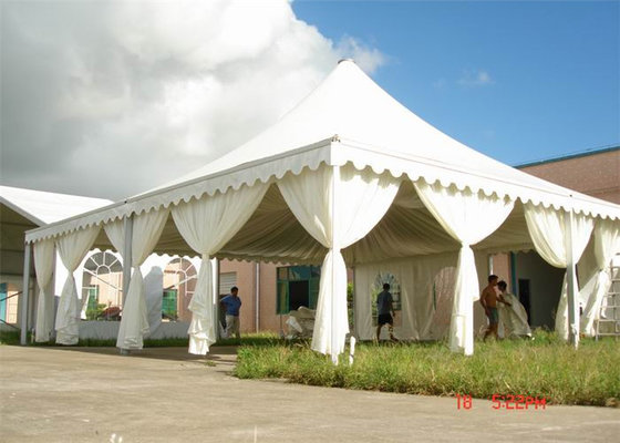 Stable White High Peak Tents Marquees For Outside Wedding Receptions