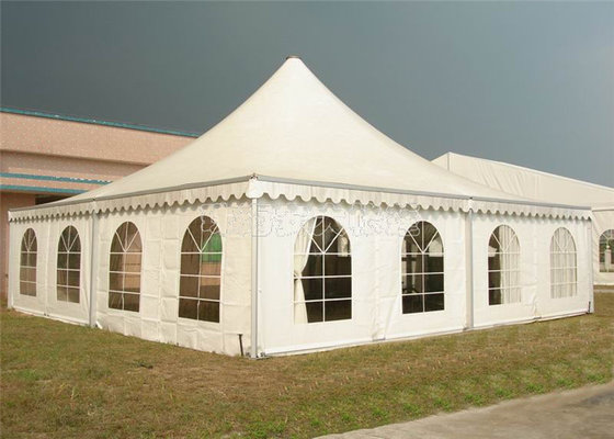 Stable White High Peak Tents Marquees For Outside Wedding Receptions