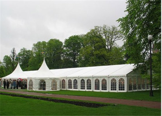 Aluminum Frame White Marquee Tents Wedding Party Tents With Beautiful Roof Lining