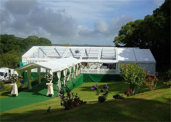 Marquee Aluminum Wedding Tents Cover Double PVC Waterproof Flame Redartant UV - Resistant