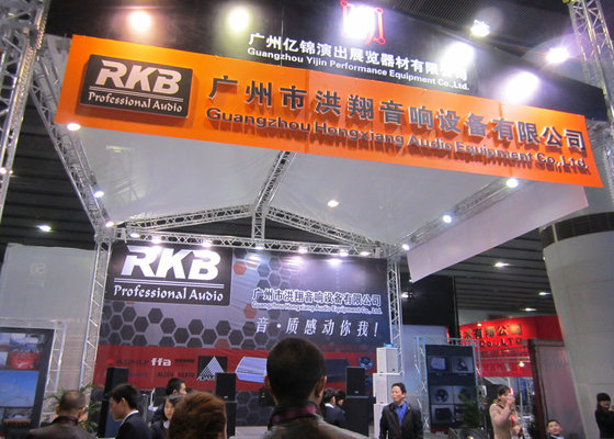 Debossed Your Logo Aluminum Stage Truss , Triangle Stage Lighting Truss Systems