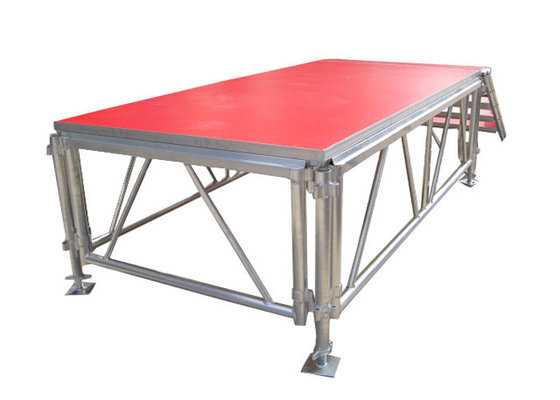Customed Size Adjustable Stage / Aluminum Stage Truss / Outdoor Performance Stage