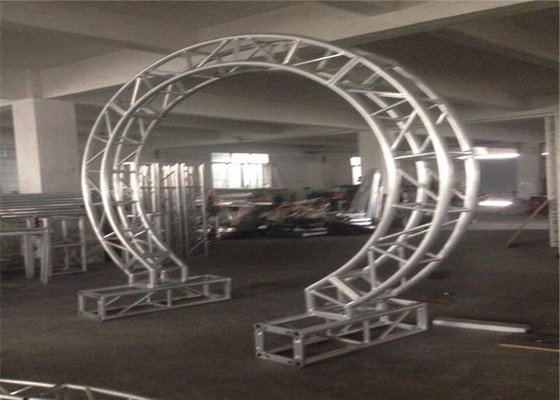 Used Portable Silvery And Black Aluminum Stage Truss For Outdoor Events / Concert Performance