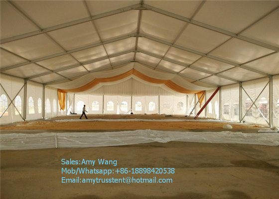 Outdoor Clear Span Large Marquee Colorful Banquet Tents With Chairs And Tables