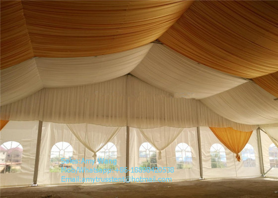 High Class Outdoor Exhibition Tents , Aluminum Frame Marquee Tent With Decoration