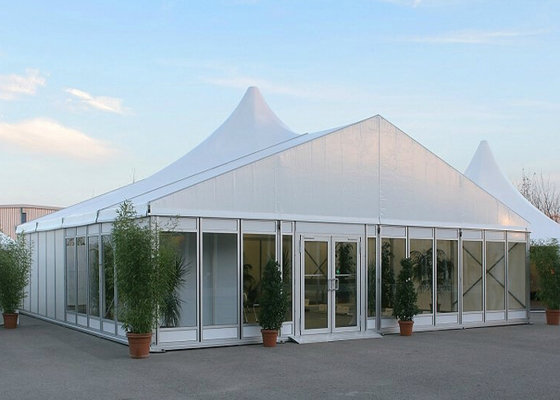 Glass Wall  Mixed Shape Wedding Party Tents Awning  , Outside Wedding Tents