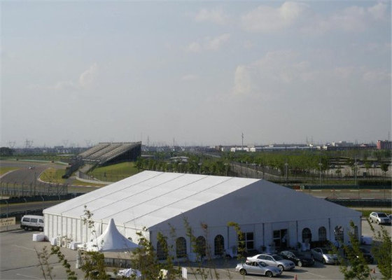 Aluminum Wedding Maquee White Marquee Tents With Waterproof  Flame Retardent PVC Fabric