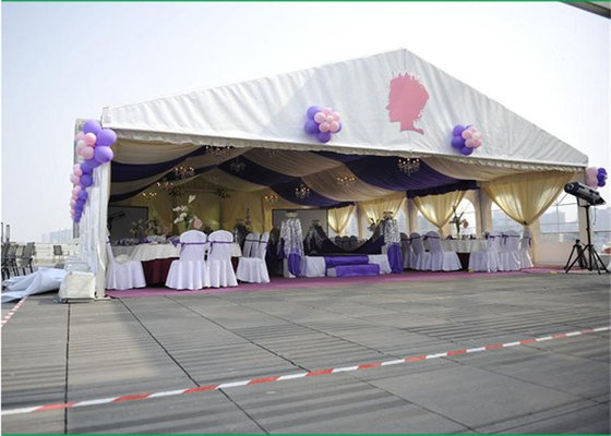 700 People Large Aluminium Tent / Large White Marquee Tents For Wedding