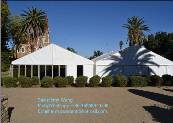 Aluminum Polygon Party Tent Pop Up Tent For Tennis Swimming Pool With Colorful Lining