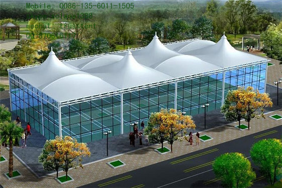Self Cleaning Swimming Pool Tents Car Canopy 1000g/㎡ PVDF Matreial Colorful Roof With Special Design