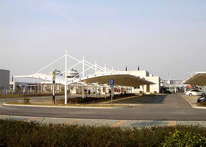 Double Side Tensile Car Parking Structure Fabric Tent For Outdoor Park