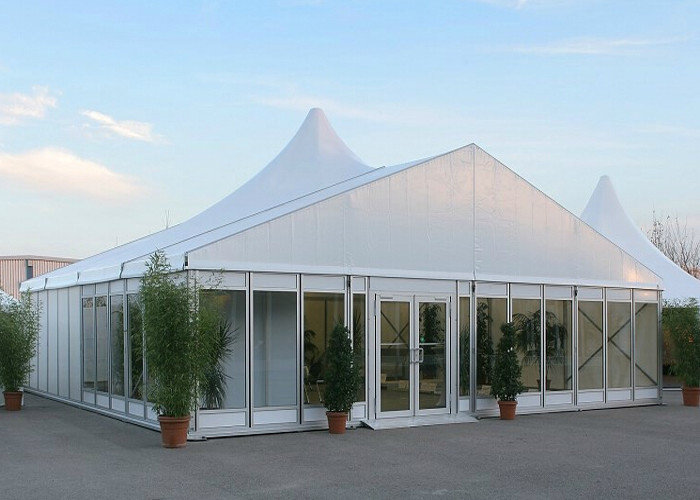 Glass Wall  Mixed Shape Wedding Party Tents Awning  , Outside Wedding Tents