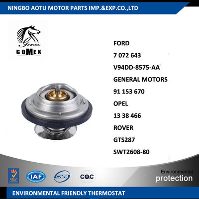 Automobile Thermostat for FORD GENERAL MOTORS OPEL ROVER 7072643 V94DD-8575-AA 91153670 1338466 GTS287 SWT2608-80