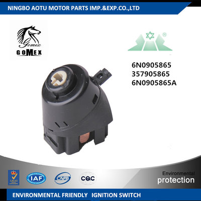 Auto Ignition Parts Car Switches , 6N0905865 357905865 6N0905865A Black Automotive Ignition Switch