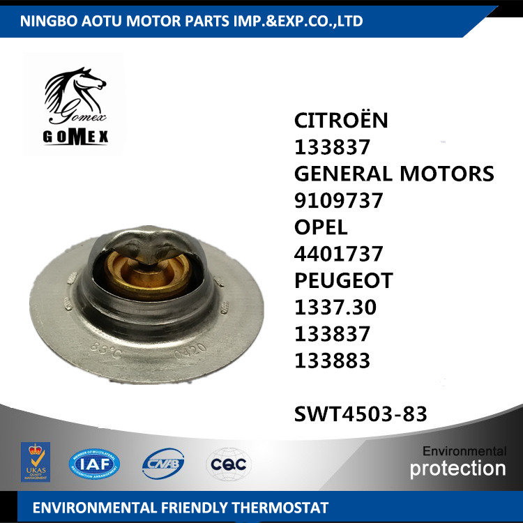 9109737 4401737 1337.30 133837 133883 Auto Thermostat For CITROËN / GENERAL / MOTORS / OPEL / PEUGEOT