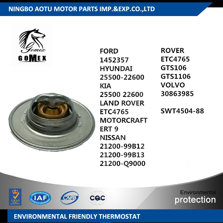 Coolant Thermostat 1452357 SWT4504-88  for FORD HYUNDAI  KIA  LAND ROVER  MOTORCRAFT  NISSAN  ROVER  VOLVO