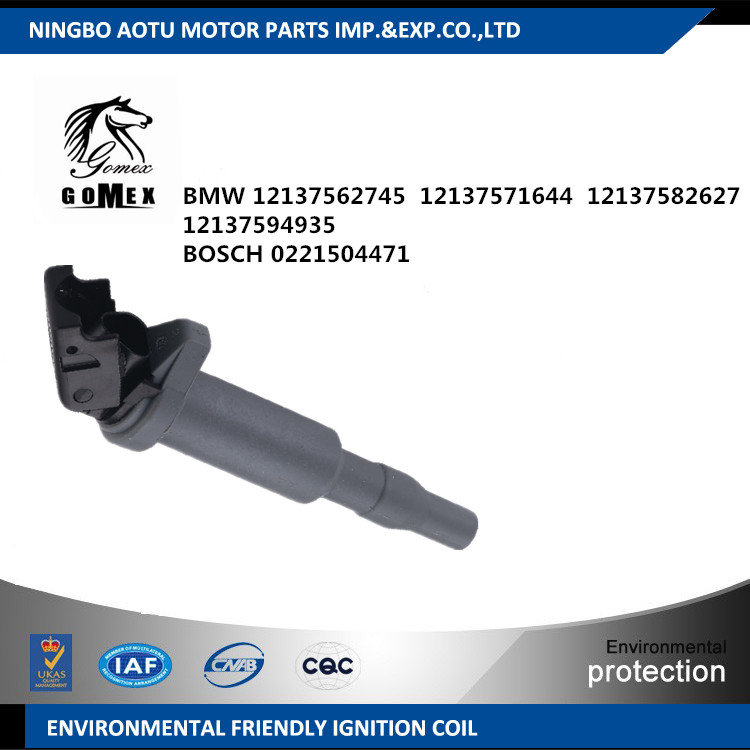 BMW 12137562745 12137571644  12137582627 121375 BOSCH 0221504471 Ignition Coil Unit Grey right neck slice Ignition Parts