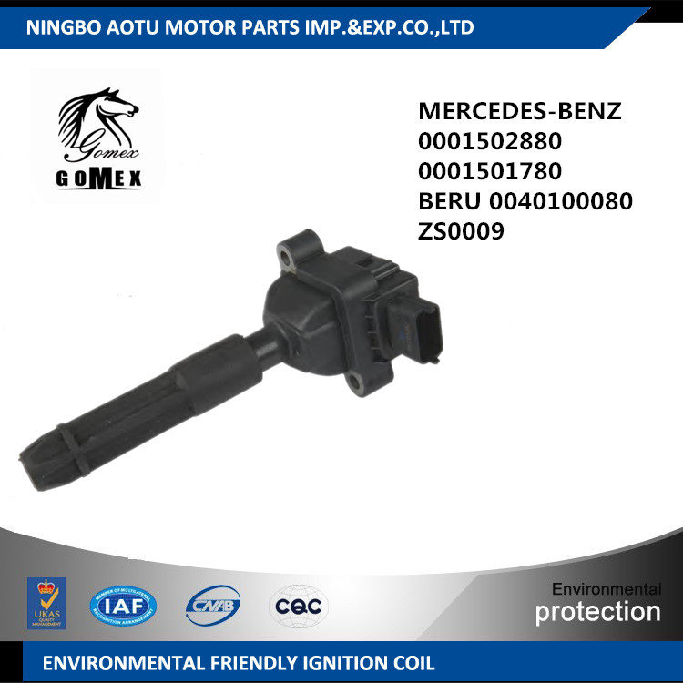 MERCEDES-BENZ 0001502880 0001501780 BERU 0040100080 ZS0009 Car Ignition Coil Unit , Ignition parts