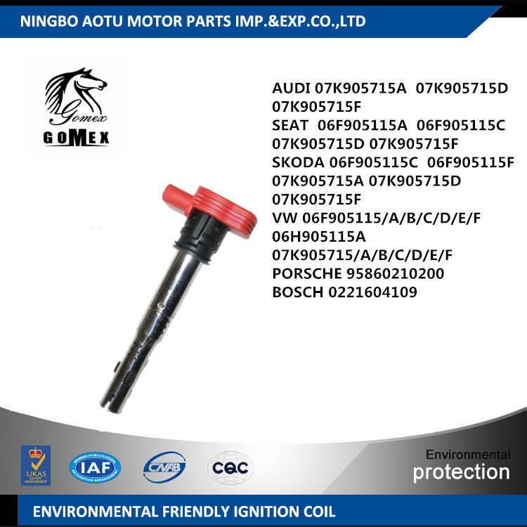 Car Ignition Coil unit for AUDI 07K905715A SEAT  06F905115A SKODA 06F905115C VW PORSCHE 95860210200 ignition parts