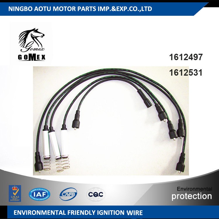 Small Engine Spark Plug Wire Silicone Ignition Cable Set 1612497  1612531 for OPEL